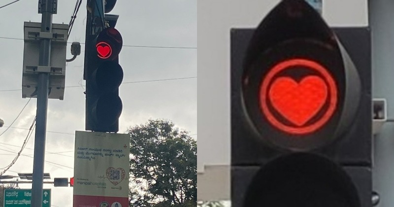Instead Of Red Light, Bengaluru To Display Heart Symbol At Traffic ...