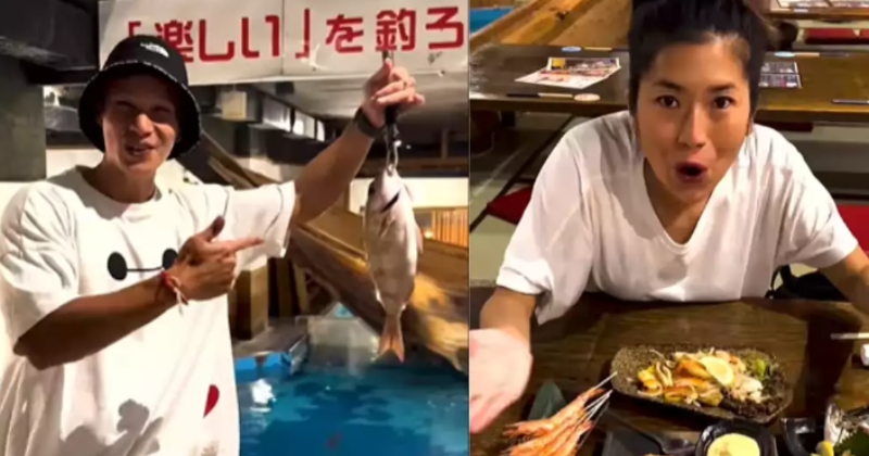 Catch Your Own Fish At This Japanese Restaurant