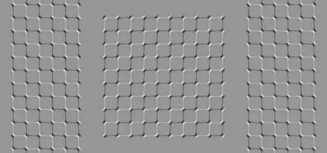Optical Illusion: Are The Grey Squares Moving?