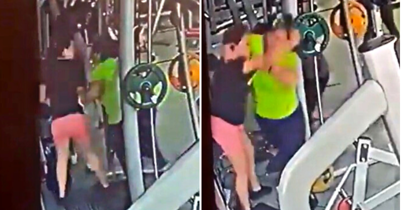 Women Fight in Gym Over Smith Machine