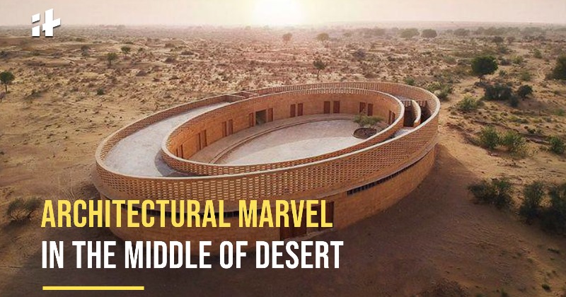 An Architectural Marvel In The Middle Of A Desert