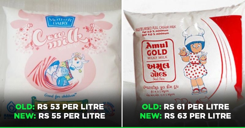 Amul & Mother Dairy Announce Third Milk Price Hike This Year
