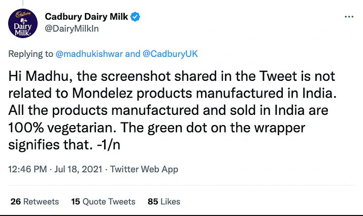 Here's Why Cadbury Is The Latest To Be Hit By Boycott Trend On Twitter