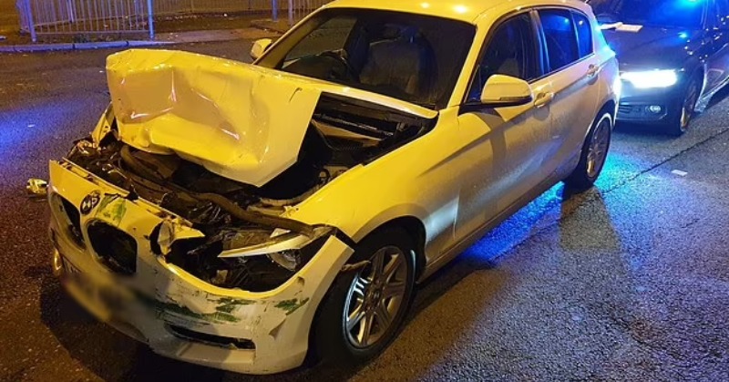 Police Stunned After Woman Drives Smashed BMW Post Crash