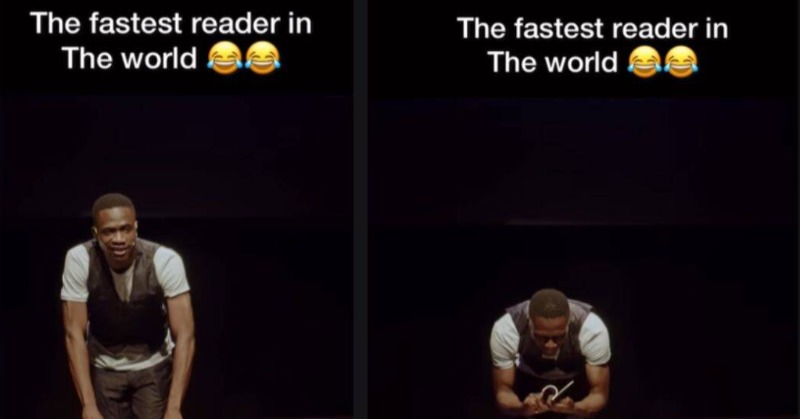 Comedian Josh Alfred Claims To Be Fastest Reader In The World