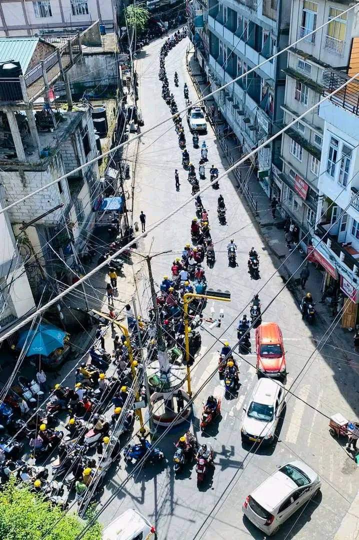 Photo Of Mizoram Traffic Jam Shocks Netizens