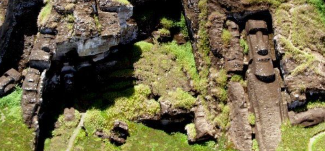 Tallest Moai Statue Which Was Never Erected Captured In Viral Image