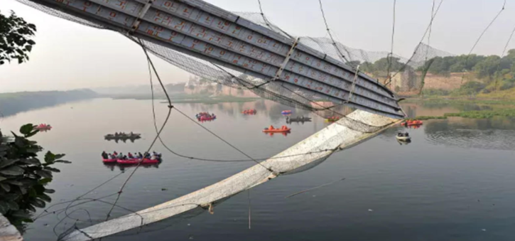 Gujarat: 9 Arrested In Morbi Bridge Collapse That Killed Over 134 People
