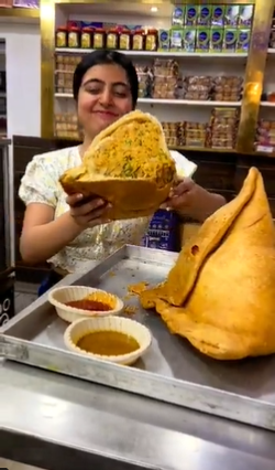 Meerut Sweet Shop's Giant Samosa Gets Thumbs Up