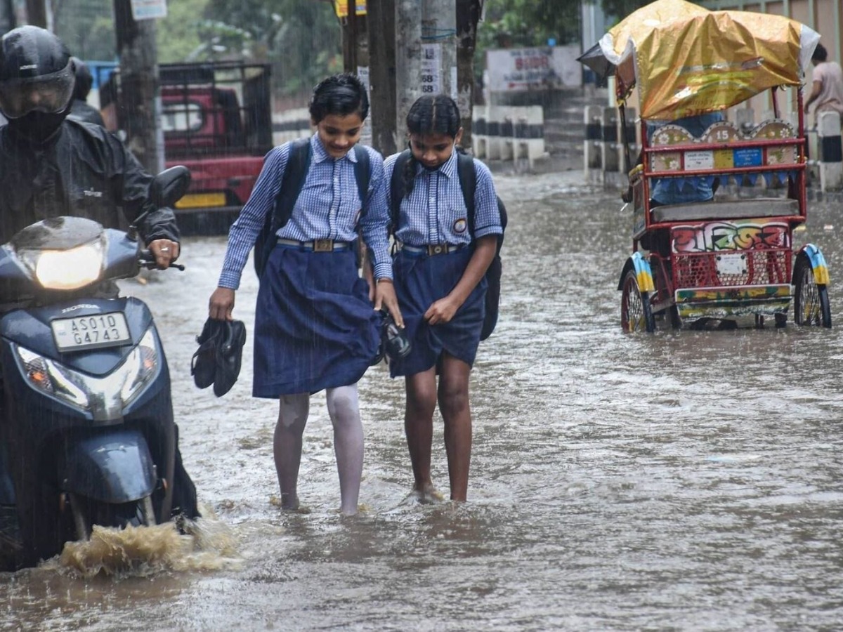 Rains Break 15-year Record In National Capital; Schools In Delhi-NCR Closed