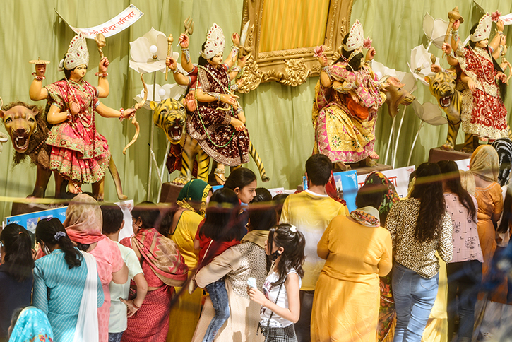 Shardiya Navratri 2022 Date Timings Shubh Muhurat Colour And