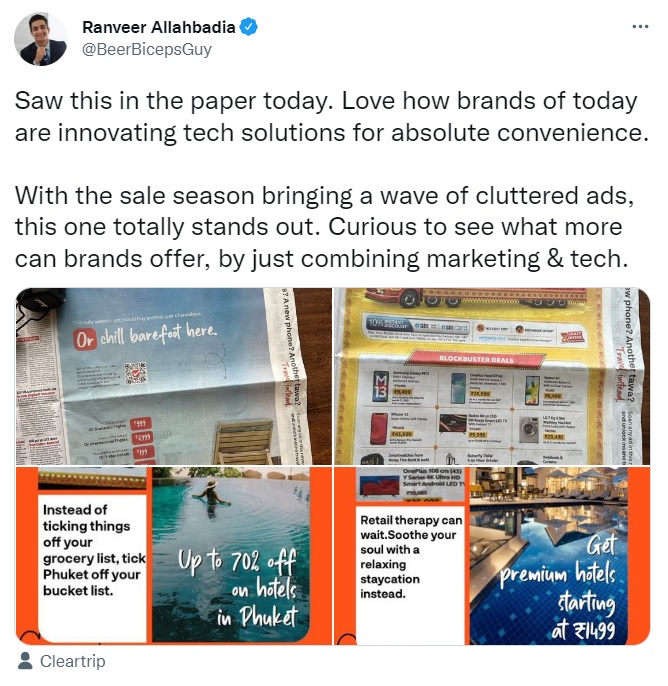 Make Way For Cleartrip’s Clutter-Breaking Festive Season Ad Reminding ...