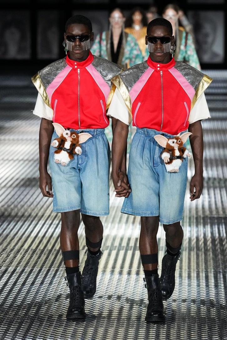 Gucci Creates History As 68 Pairs Of Identical Twins Walk The Ramp At ...