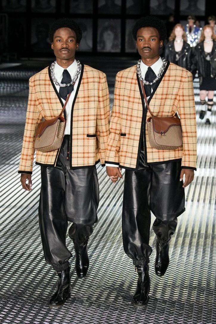 Gucci Creates History As 68 Pairs Of Identical Twins Walk The Ramp At ...