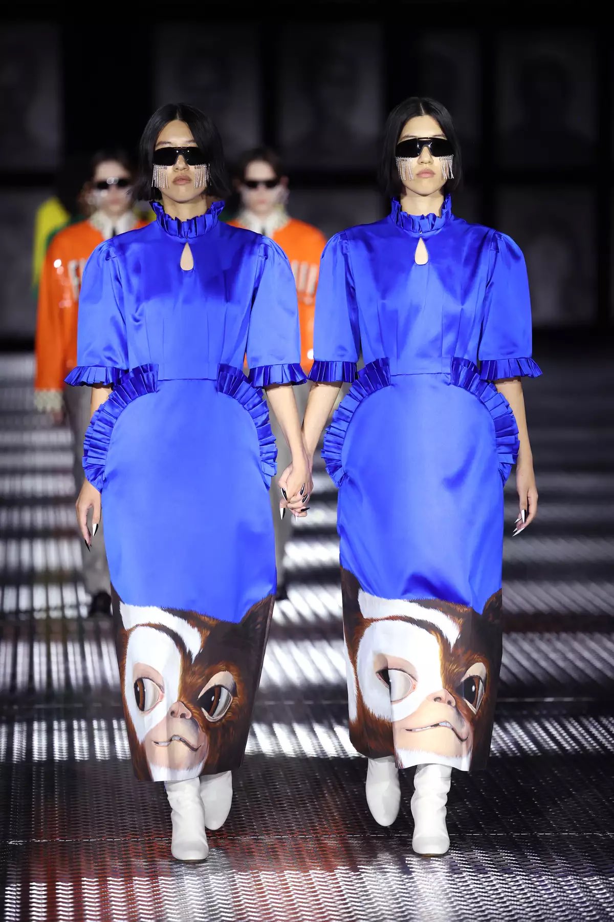 Gucci Creates History As 68 Pairs Of Identical Twins Walk The Ramp At ...