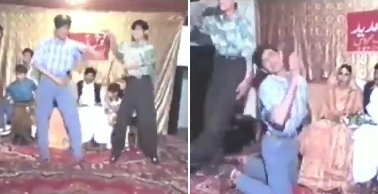 Old Video Of Pakistani Men Dancing During A Wedding In 1990s Resurfaces