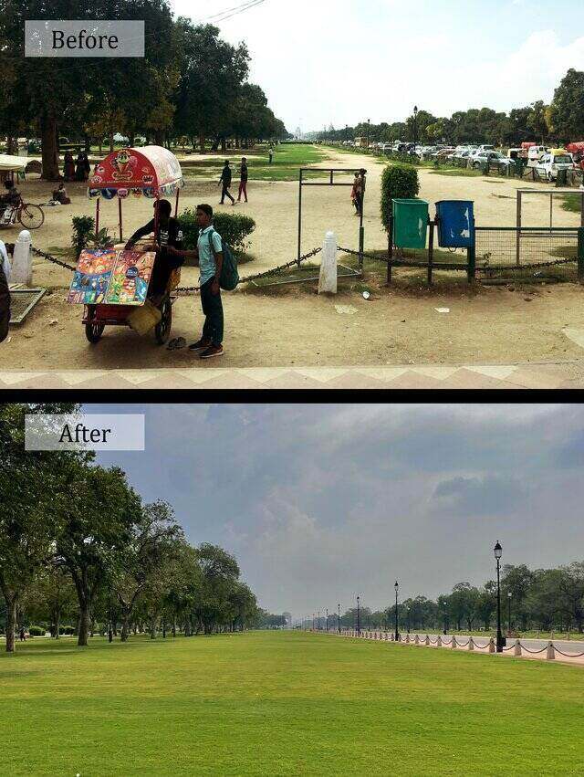 Before & After Photos: From Rajpath to Kartavya Path