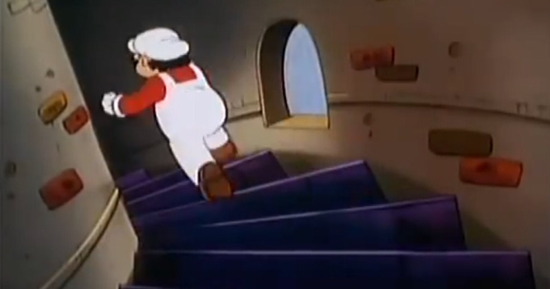 Optical Illusion: Is Super Mario Running Up Or Down The Stairs?