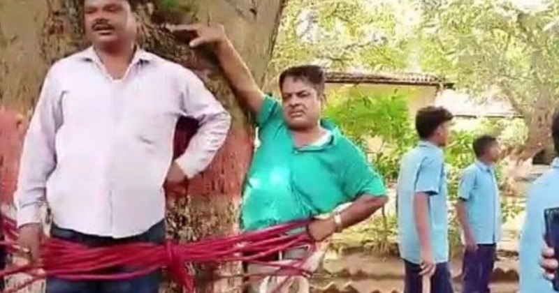 Students Tie Teachers To A Tree, Thrash Them For Giving Poor Marks
