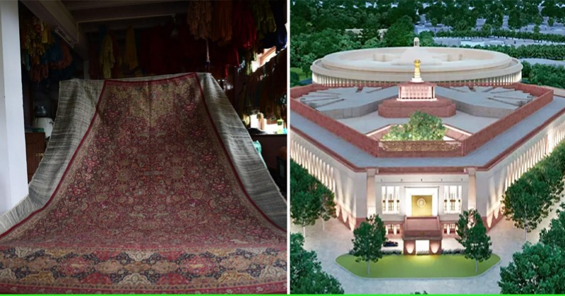 900 Artisans Weaved Carpet For 10 Lakh Hours, Lotus Motif In RS: Inside ...