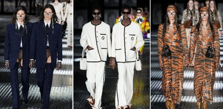 Gucci Creates History As 68 Pairs Of Identical Twins Walk The Ramp At ...