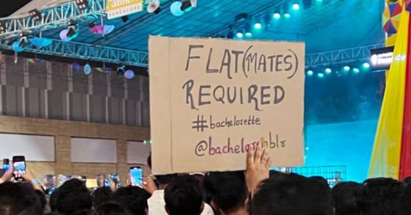 'Flatmates Required' Poster At Concert Goes Viral