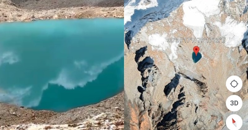 They Spotted An Unmarked Lake In Uttarakhand On Google Earth And Then ...