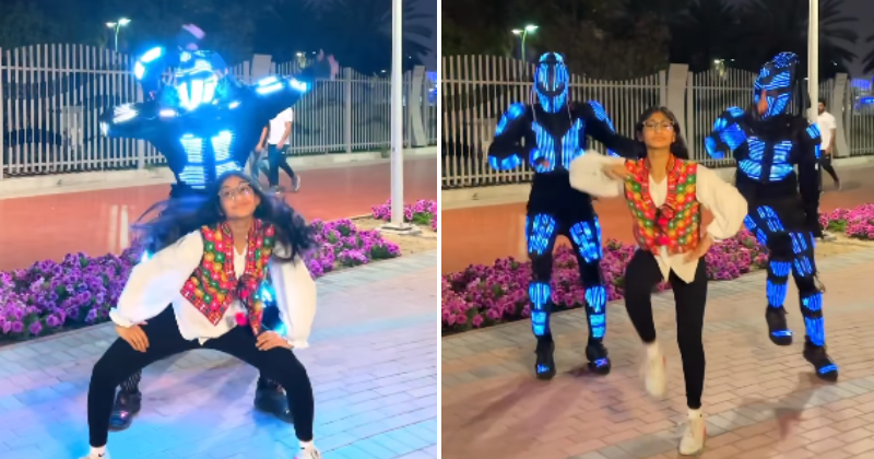 London Thumakda Goes Intergalactic: Girl Dancing With Aliens In Dubai ...