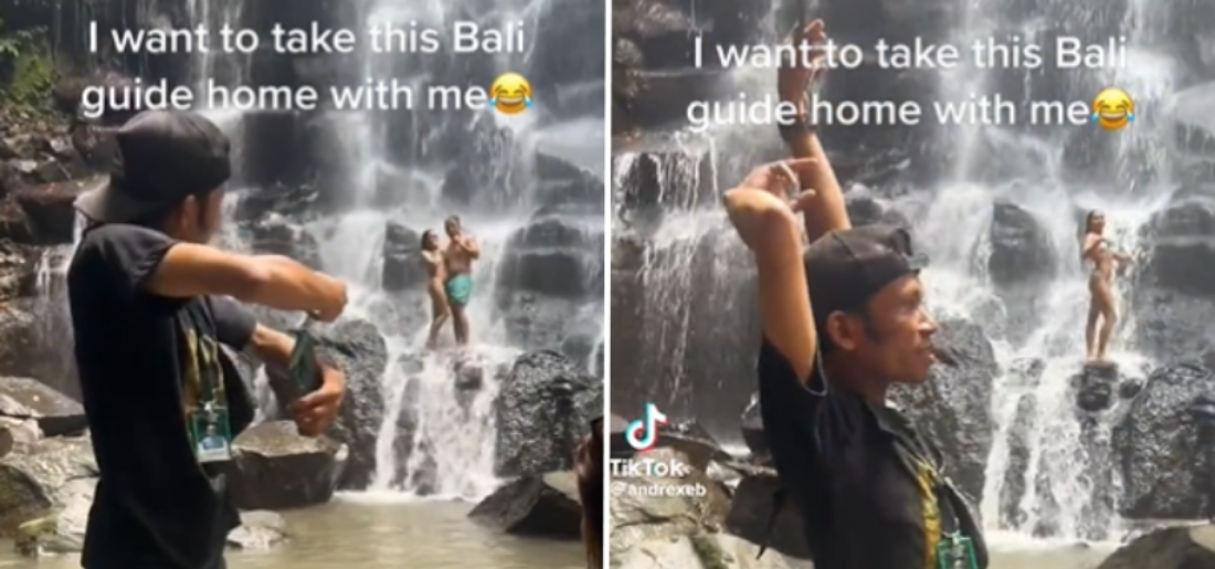 Bali: Guide Teaches How To Pose To Couple In Funny Video
