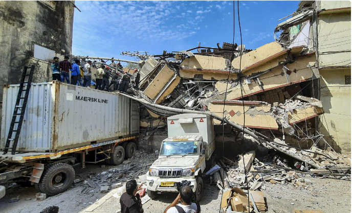 Bhiwandi Building Collapse: Man Rescued After 18 Hrs, Death Toll Rises ...