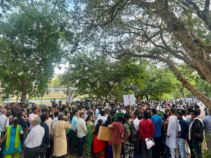 Chipko Again! Protest In Pune Against Felling Of Trees For Pune ...