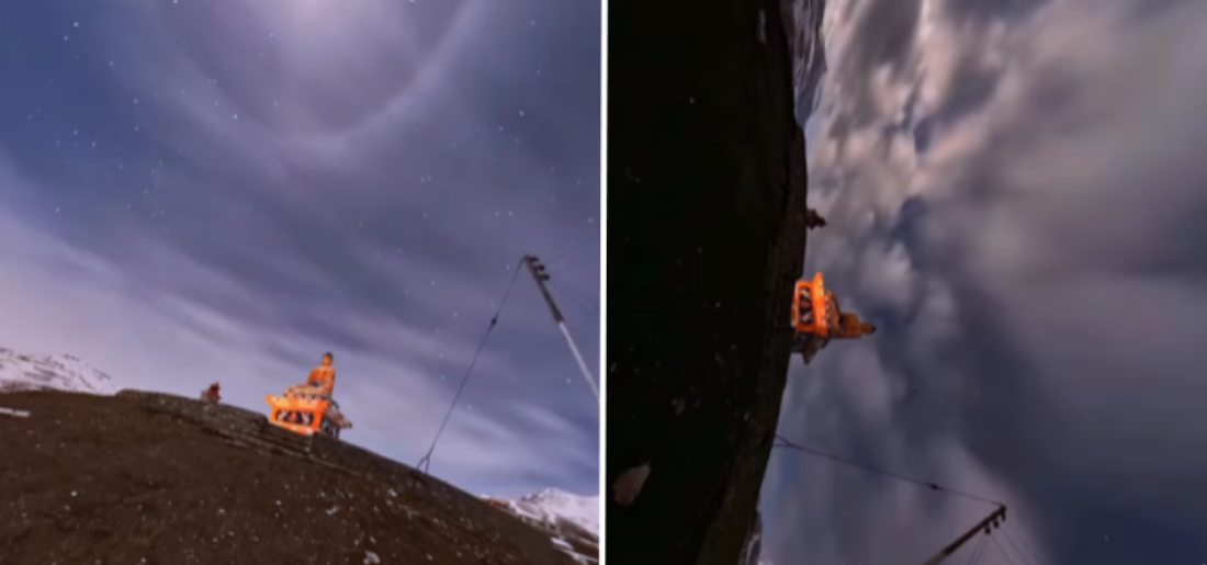 Photographer Captures Earth's Rotation In Himachal Pradesh