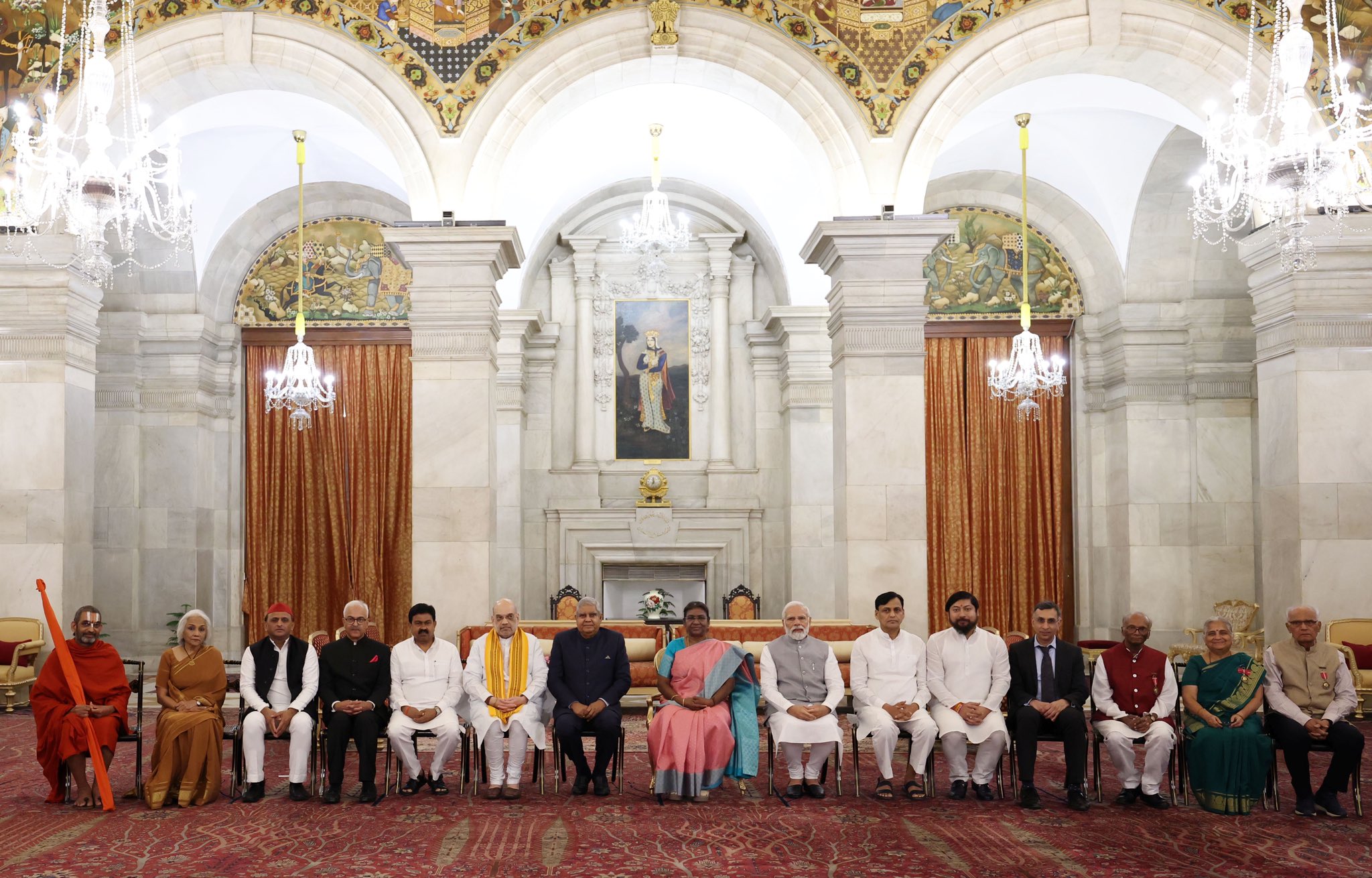 UK First Lady Akshata Murty Moved To Front Row At Padma Awards Ceremony