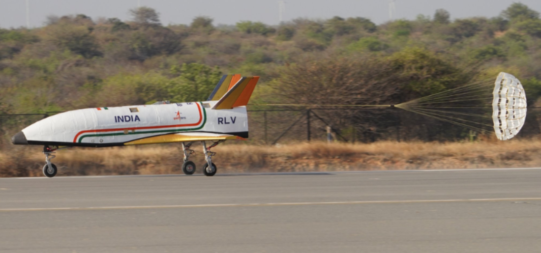 ISRO Successfully Launches Reusable Launch Vehicle Prototype