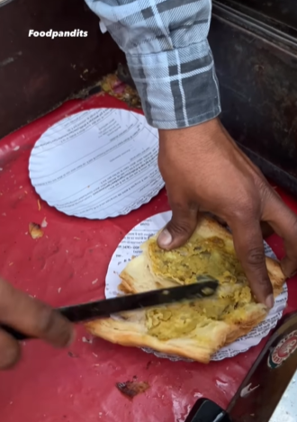 Food Blogger Introduces Momos Aloo Patty In Viral Video