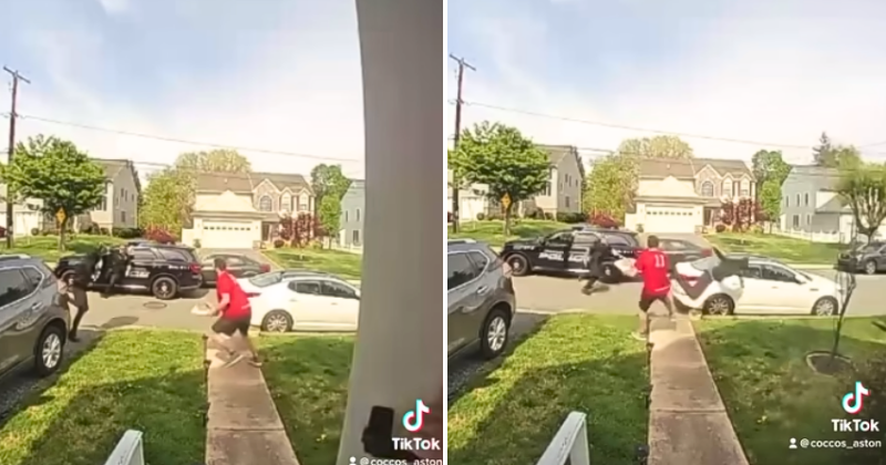 Pizza Delivery Gut Trips Suspect, Ends Police Car Chase