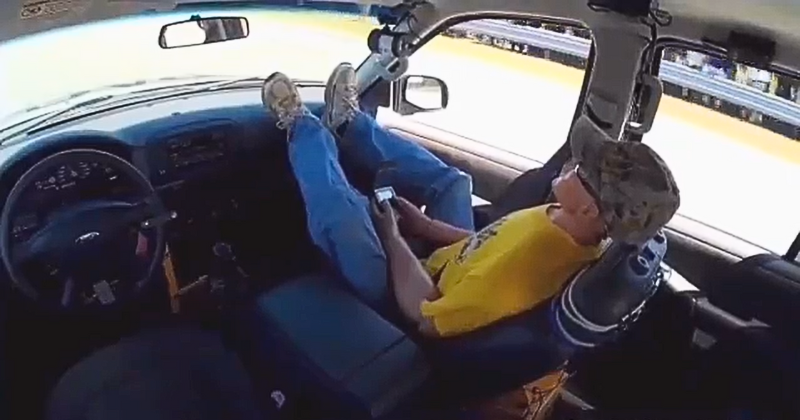 Feet Up On The Dashboard While Driving Is A Bad Idea
