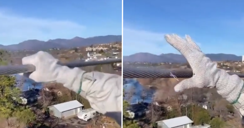 Video Of Man Grabbing High Voltage Wire Goes Viral