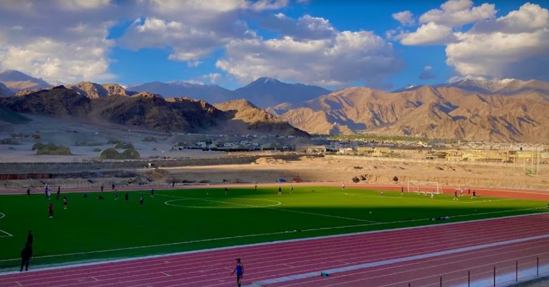 India's Highest Football Stadium In Ladakh