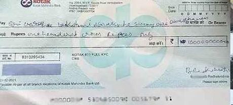 Donation Of Rs 100 crores! Find Out How This Andhra Man 'Cheated God'