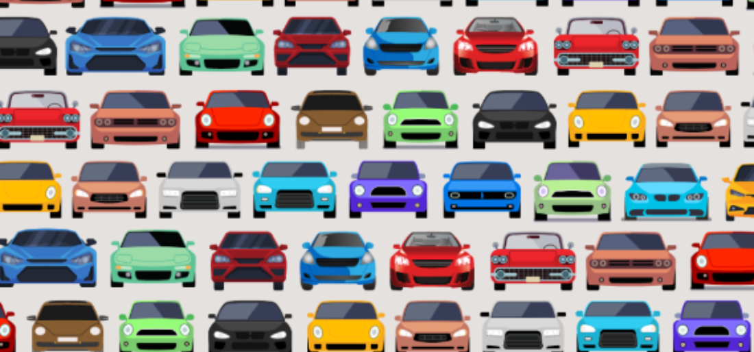 Optical Illusion: Find The Car With Lights On