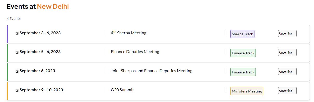 G20 Summit Delhi Public Holiday Dates: What's Open, What's Closed In ...