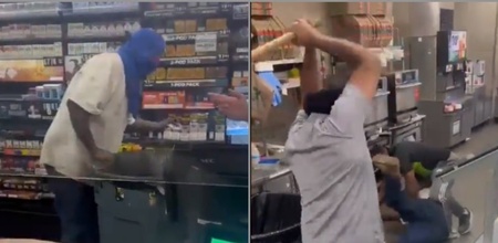 Sikh Man Thrashes A Robber Caught Red-handed