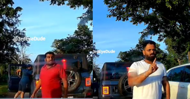 Karnataka Road Rage Incident Recorded On Dashcam