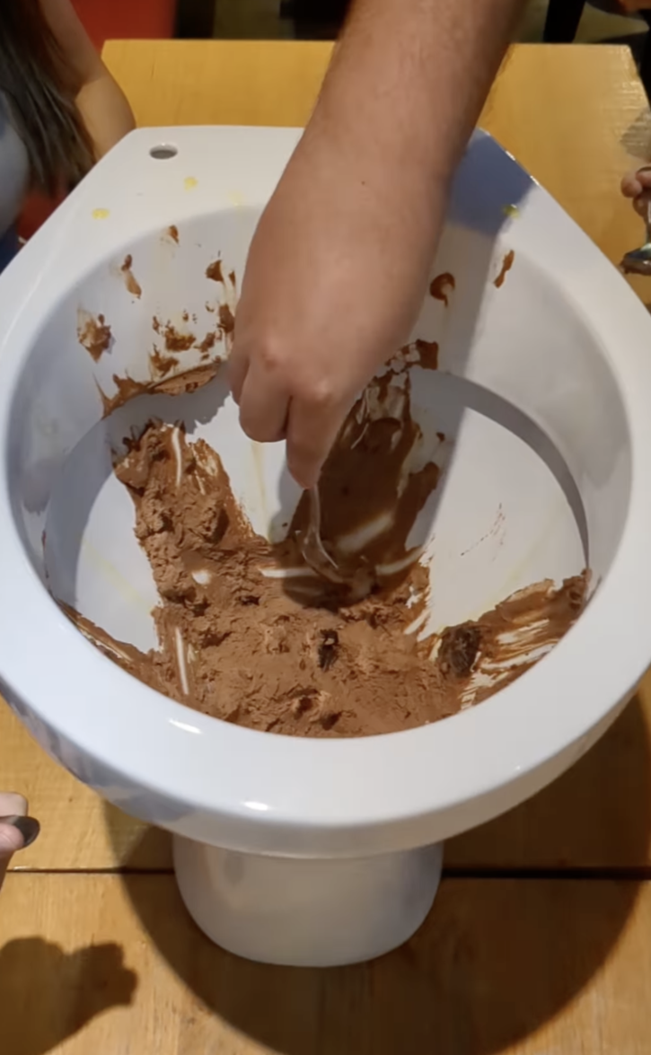 Restaurant Serves 'Disgusting' Chocolate Dessert In A Toilet Pot