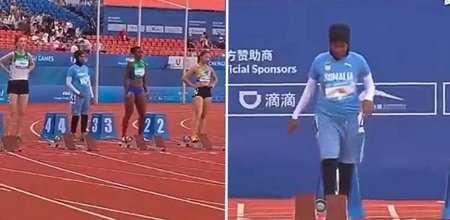 Untrained Somalian Athlete At International Event Goes Viral