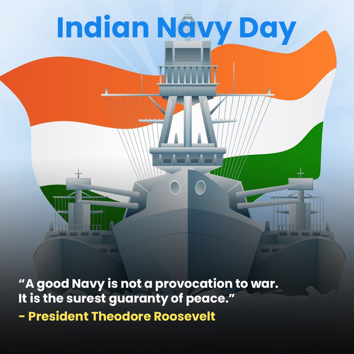 35+ Indian Navy Day Poster, Images And Cards To Share