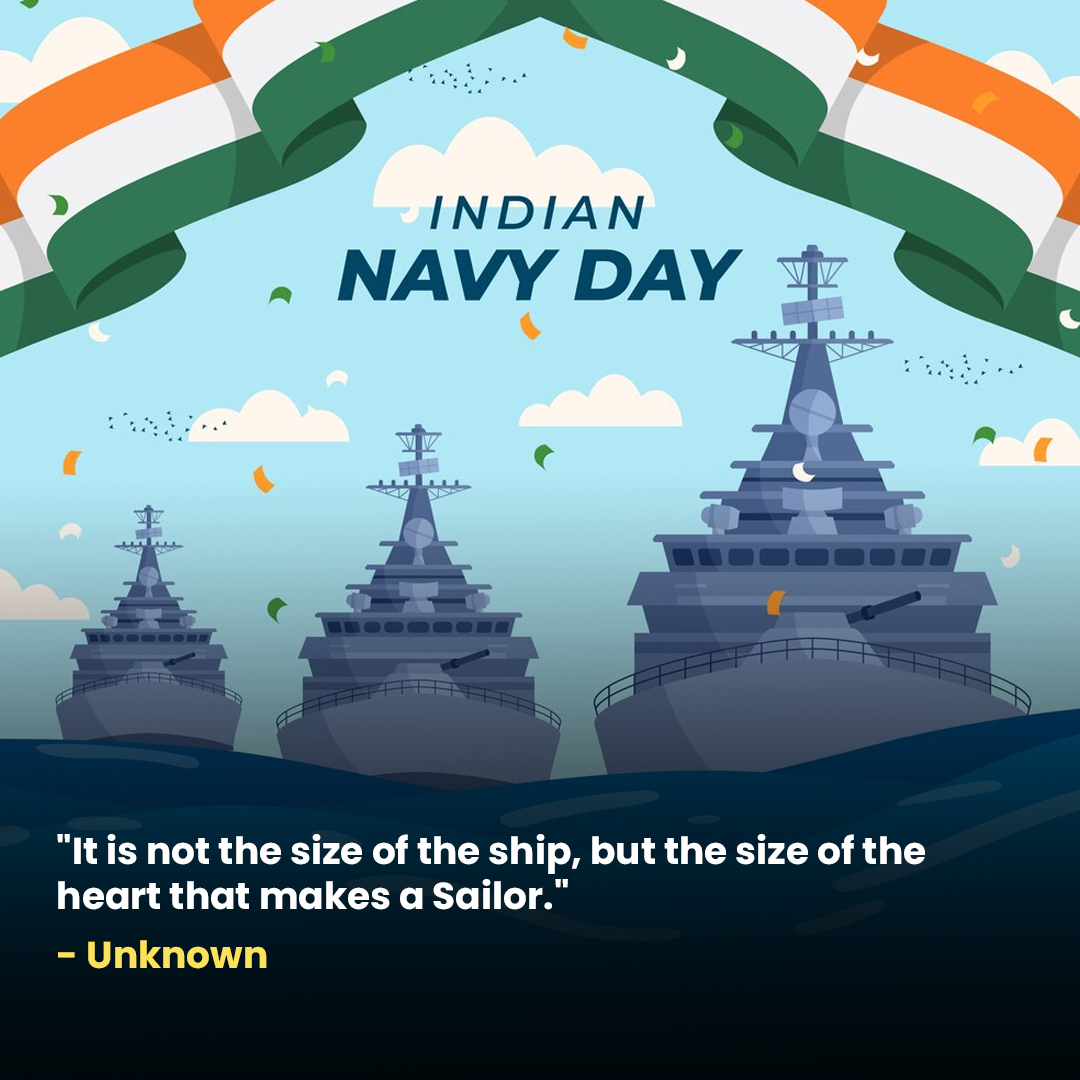 35+ Indian Navy Day Poster, Images And Cards To Share