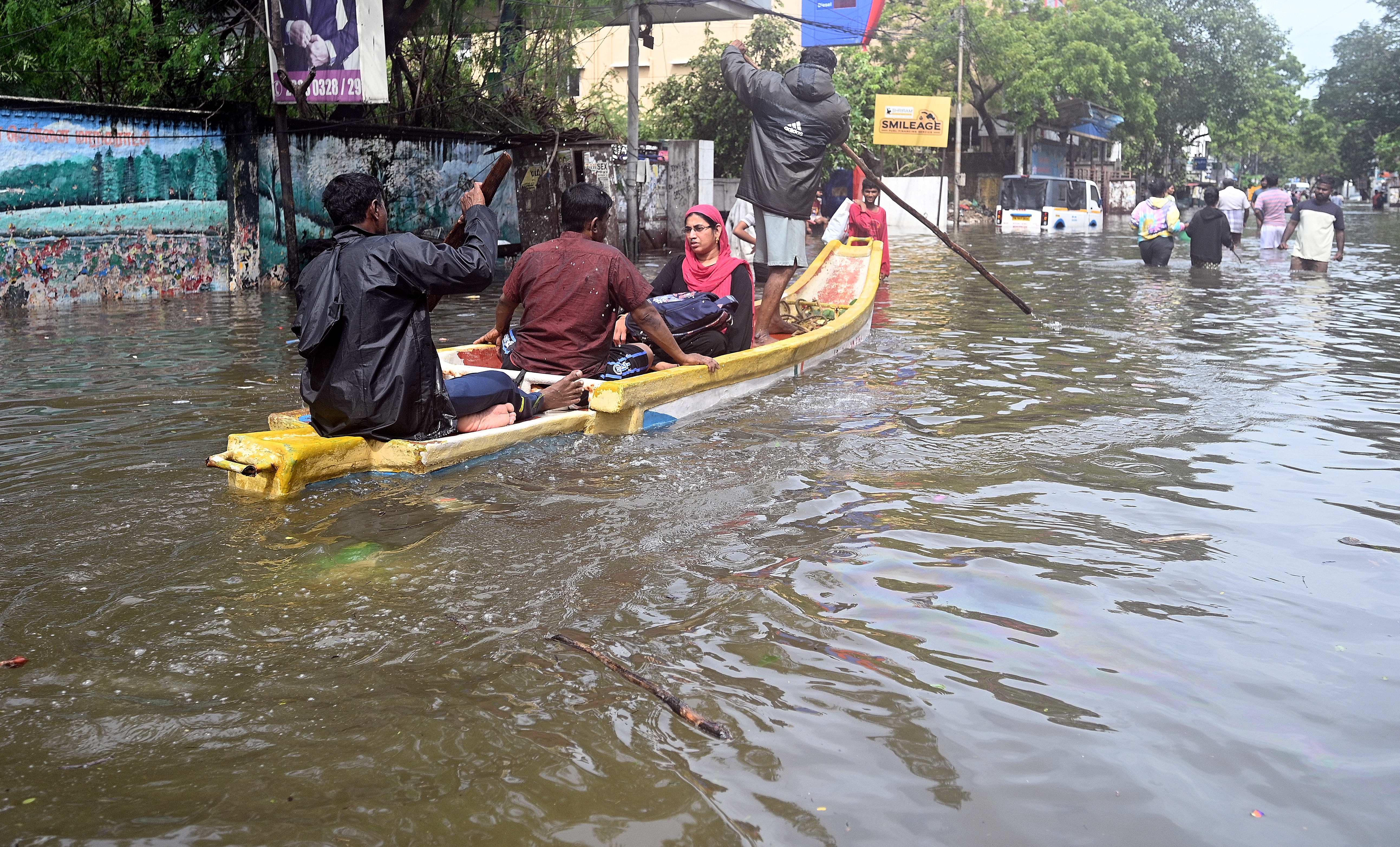 Focus On Relief And Rescue As Cyclone Michaung Makes Landfall, Leaves A ...
