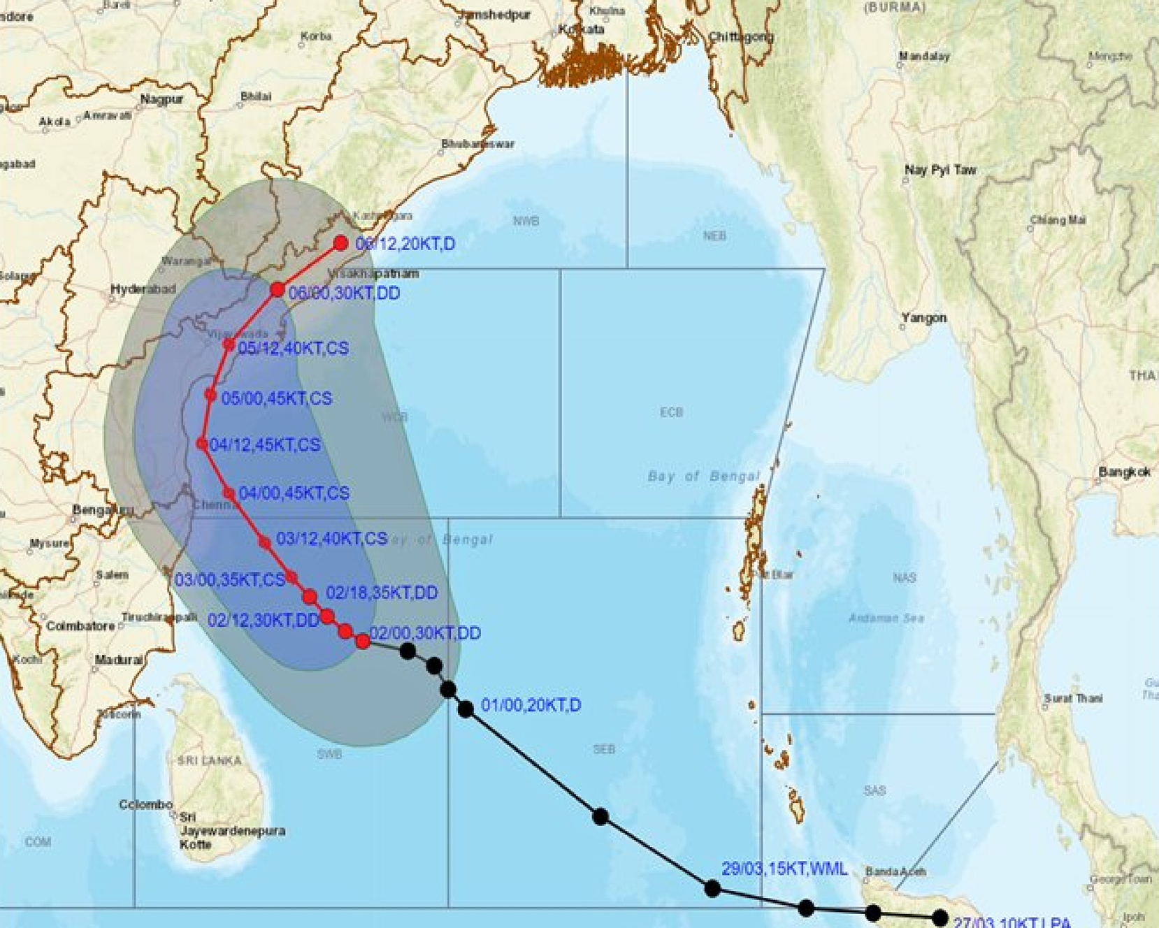 Cyclone Michaung: Deep Depression To Intensify Into Cyclonic Storm ...